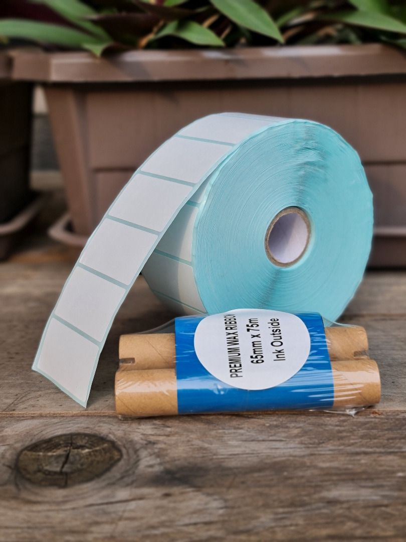 2x1 Waterproof Plain White Vinyl Barcode Labels, Commercial ...