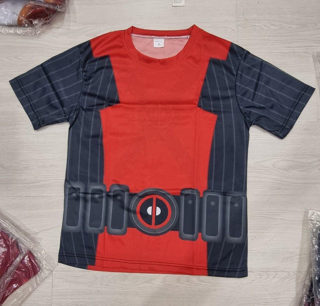 3D Printed Dri Fit X Men and Deadpool Short Sleeve T Shirt, Men's ...