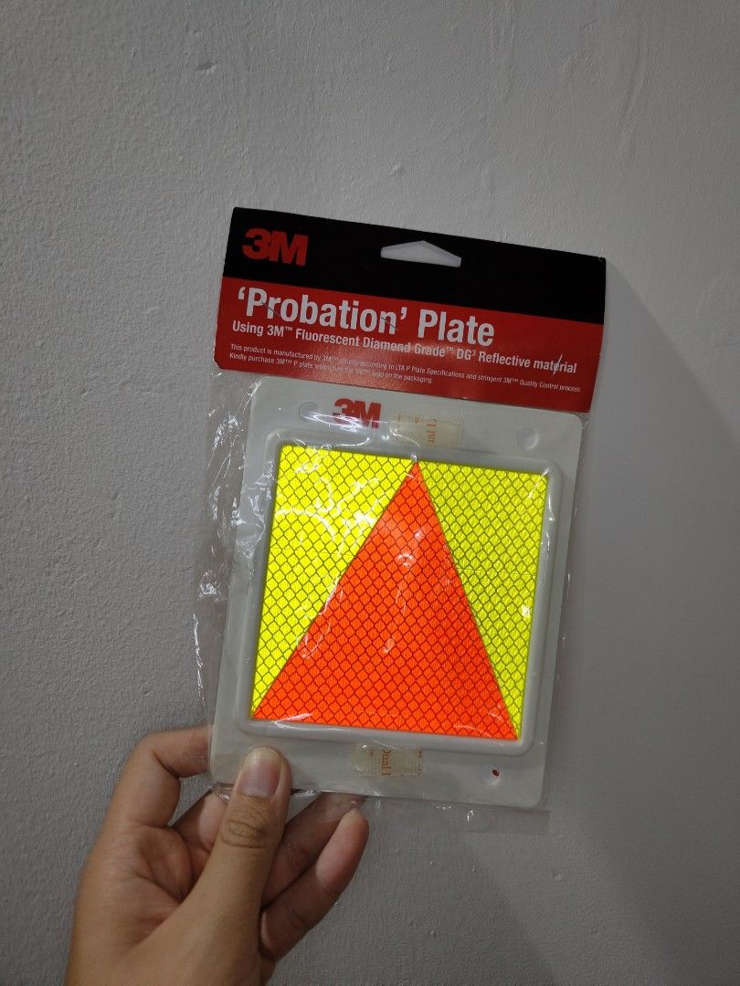 3M Triangle Plate, Car Accessories, Accessories on Carousell