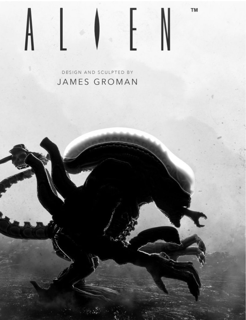 52toys Alien Sofubi Sculpture by James Groman, Hobbies & Toys ...