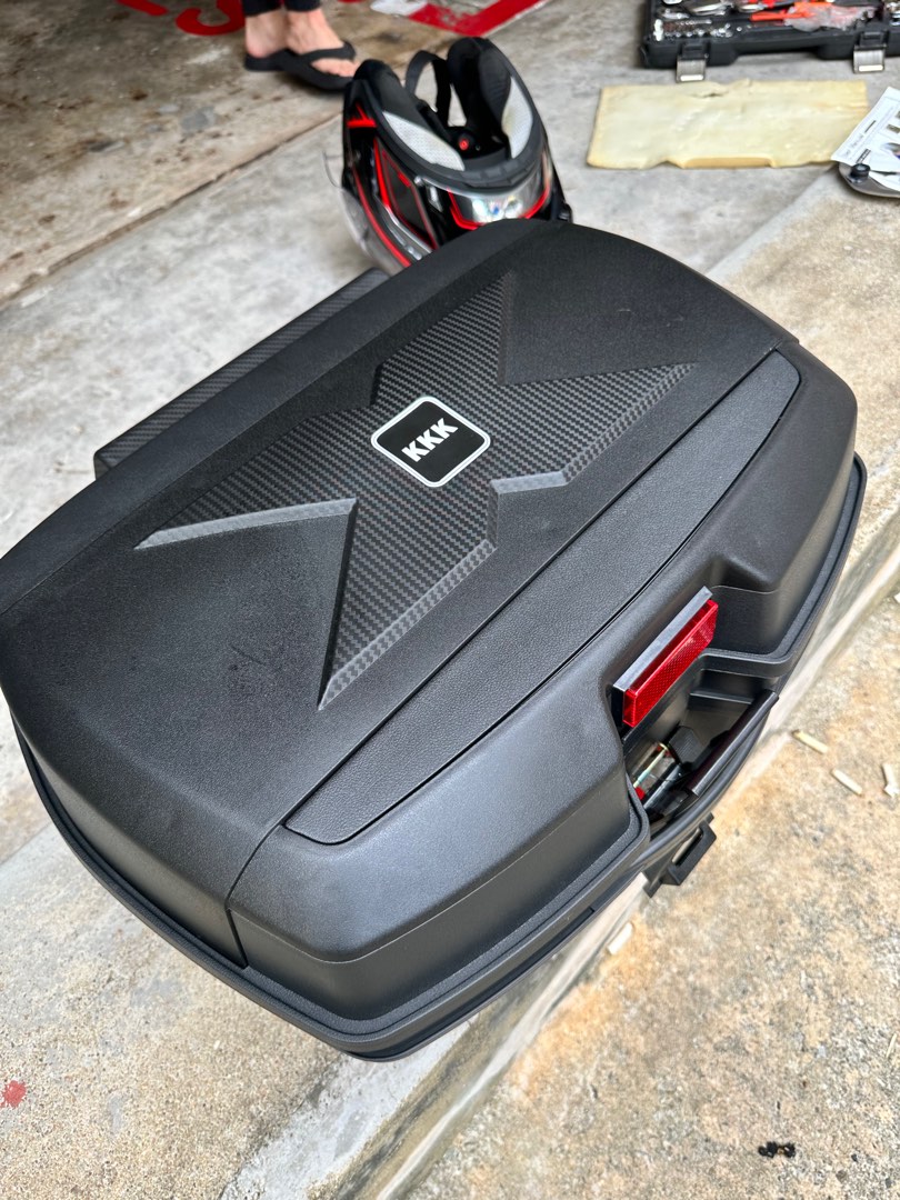55L Motorcycle Top Box, Motorcycles, Motorcycle Accessories on Carousell