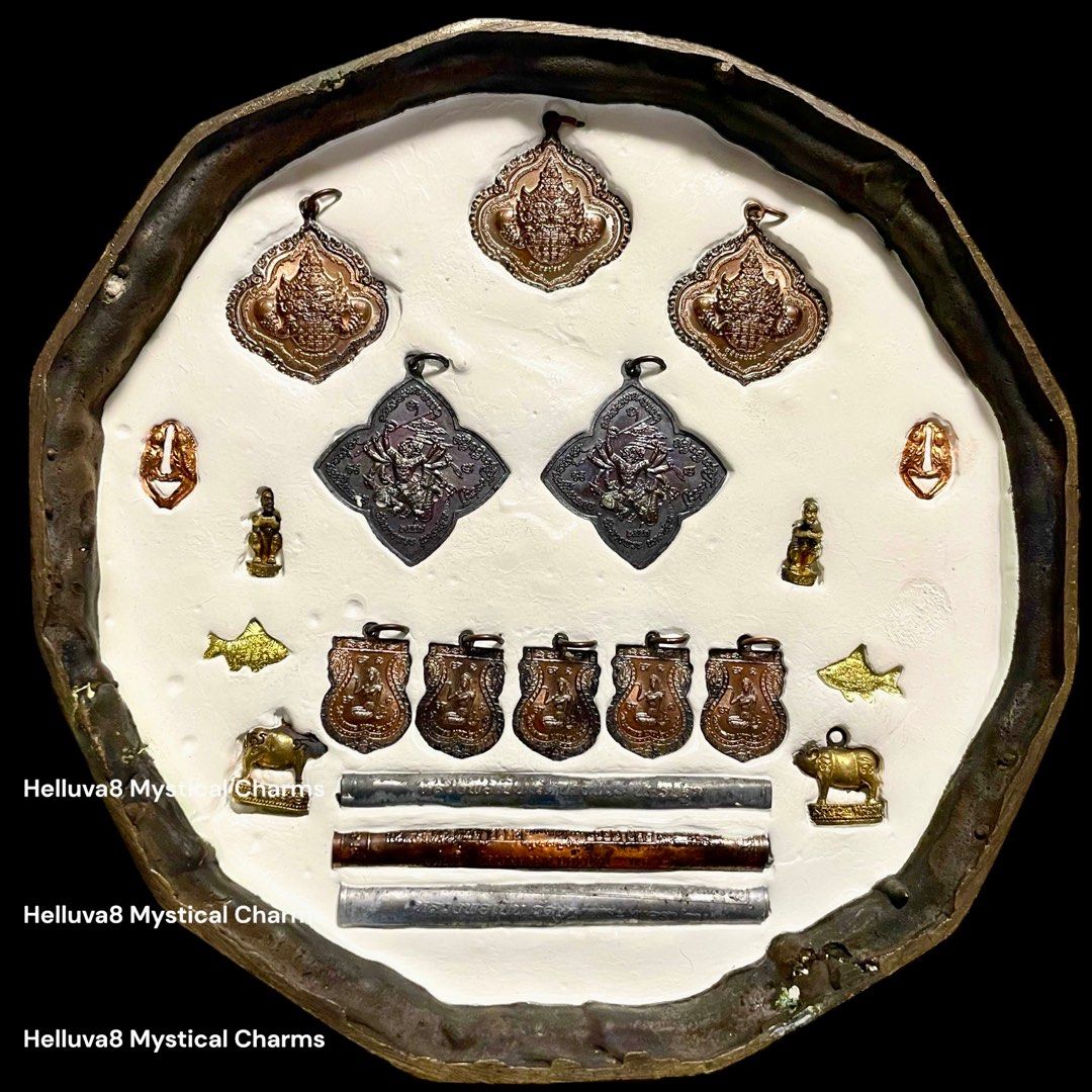 18x22cm Phra Rahu Bucha, LP Sam Ang Wat Bang Phra (LP Pern Temple) BE ...