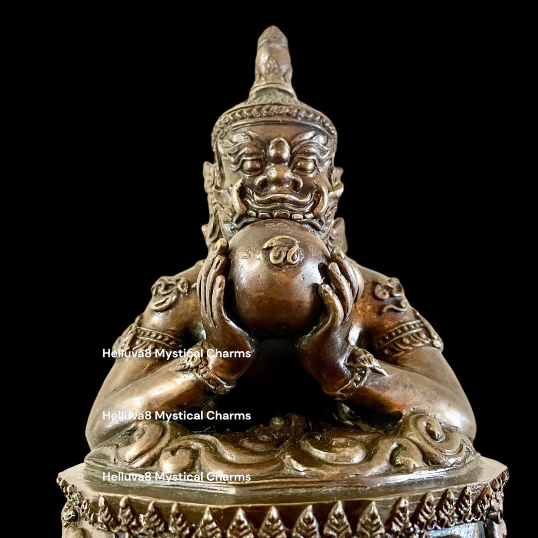 18x22cm Phra Rahu Bucha, LP Sam Ang Wat Bang Phra (LP Pern Temple) BE ...