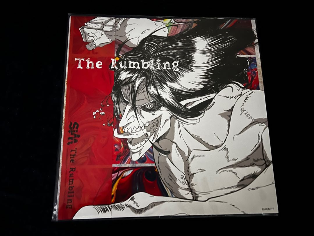 全新｜進撃的巨人 OP /The Rumbling SiM最終章2主題曲 【完全限定生産盤】黑膠 唱片, 興趣及遊戲, 音樂、樂器 & 配件 ...