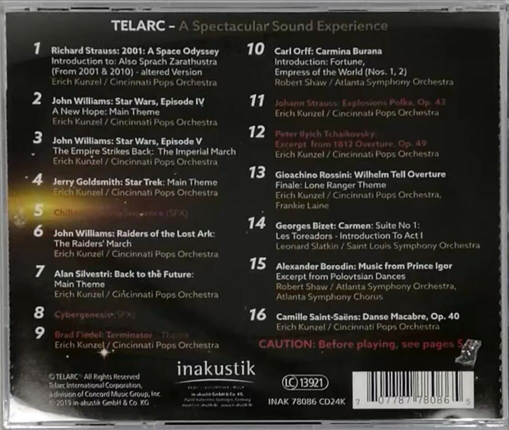 A Spectacular Sound TELARC 24K Gold, Hobbies & Toys, Music & Media, CDs ...