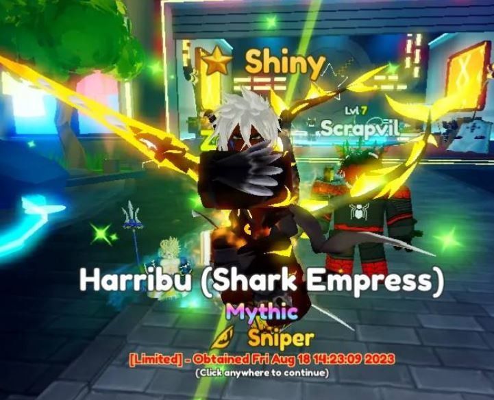 AA Anime Adventure Shiny Harribel(Evo), Video Gaming, Gaming ...