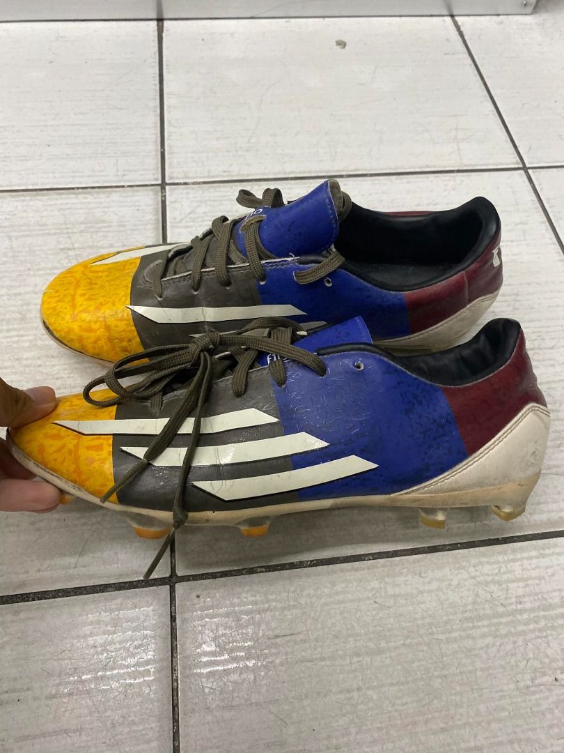 adidas F10 Messi FG solar gold/white/earth green (men), Sports ...