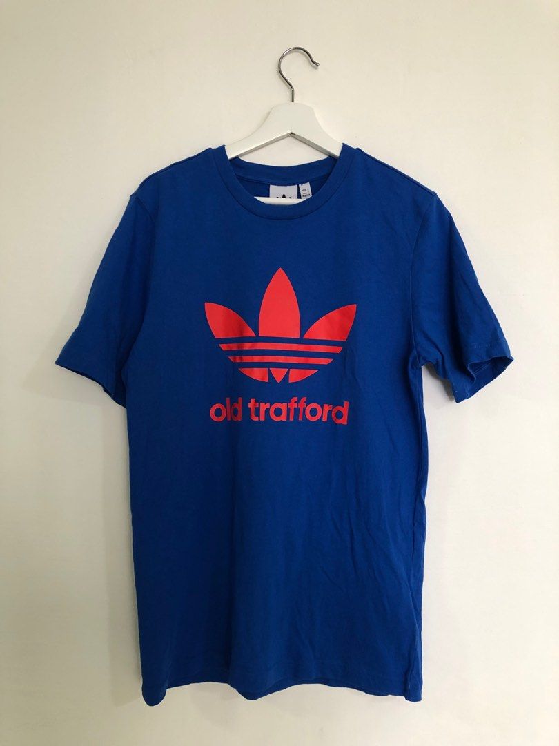 Adidas Original Manchester United Trefoil Old Trafford T-shirt, Men's ...