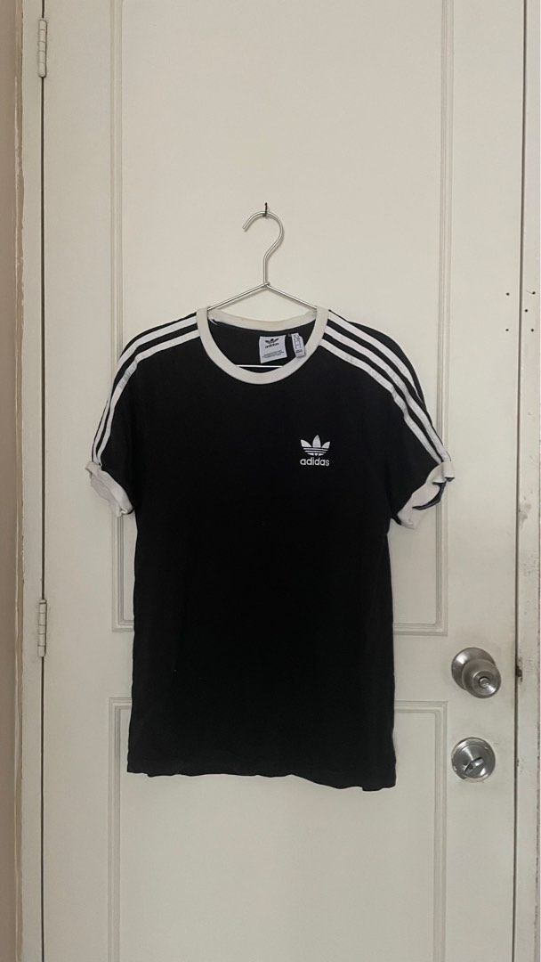 Adidas retro 90s T-shirt top, Women's Fashion, Tops, Shirts on Carousell