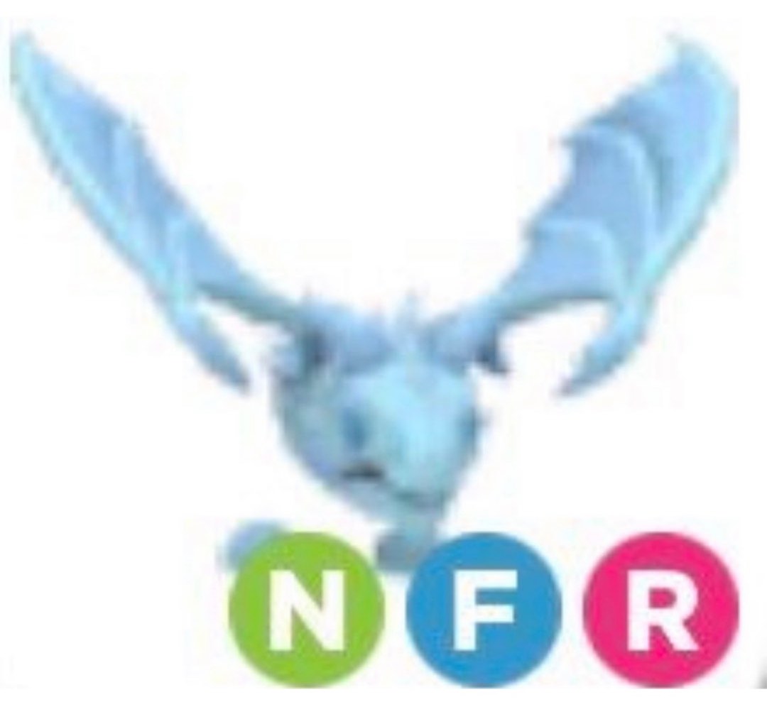 Adopt me Roblox NFR Frost Dragon Vampire, Video Gaming, Gaming ...