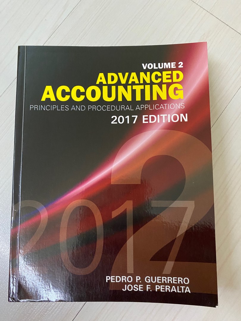 Advanced Accounting Volume 2 by Guerrero, Peralta (2017 Edition ...