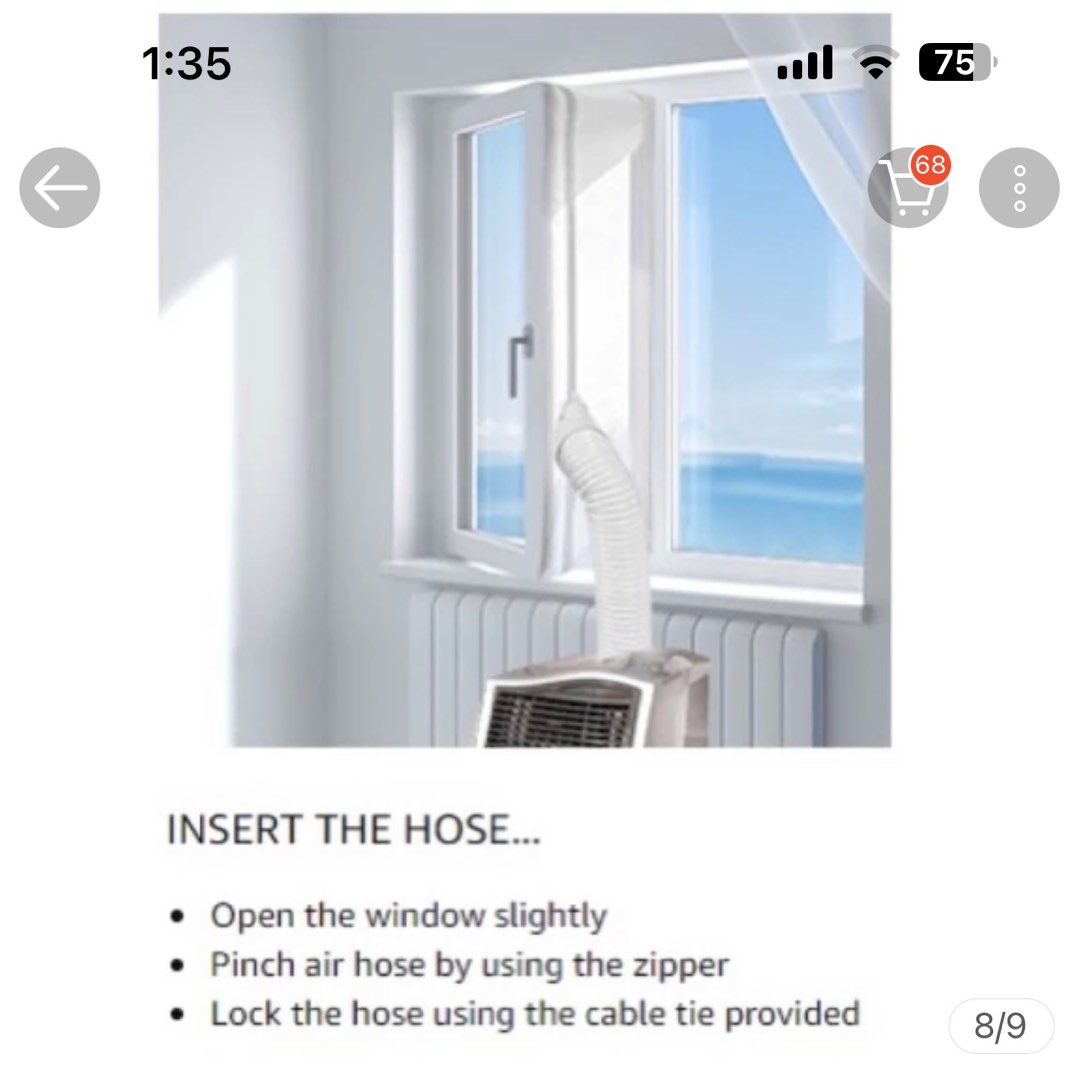 AIRCON WINDOW SEALING KIT, Furniture & Home Living, Home Improvement ...