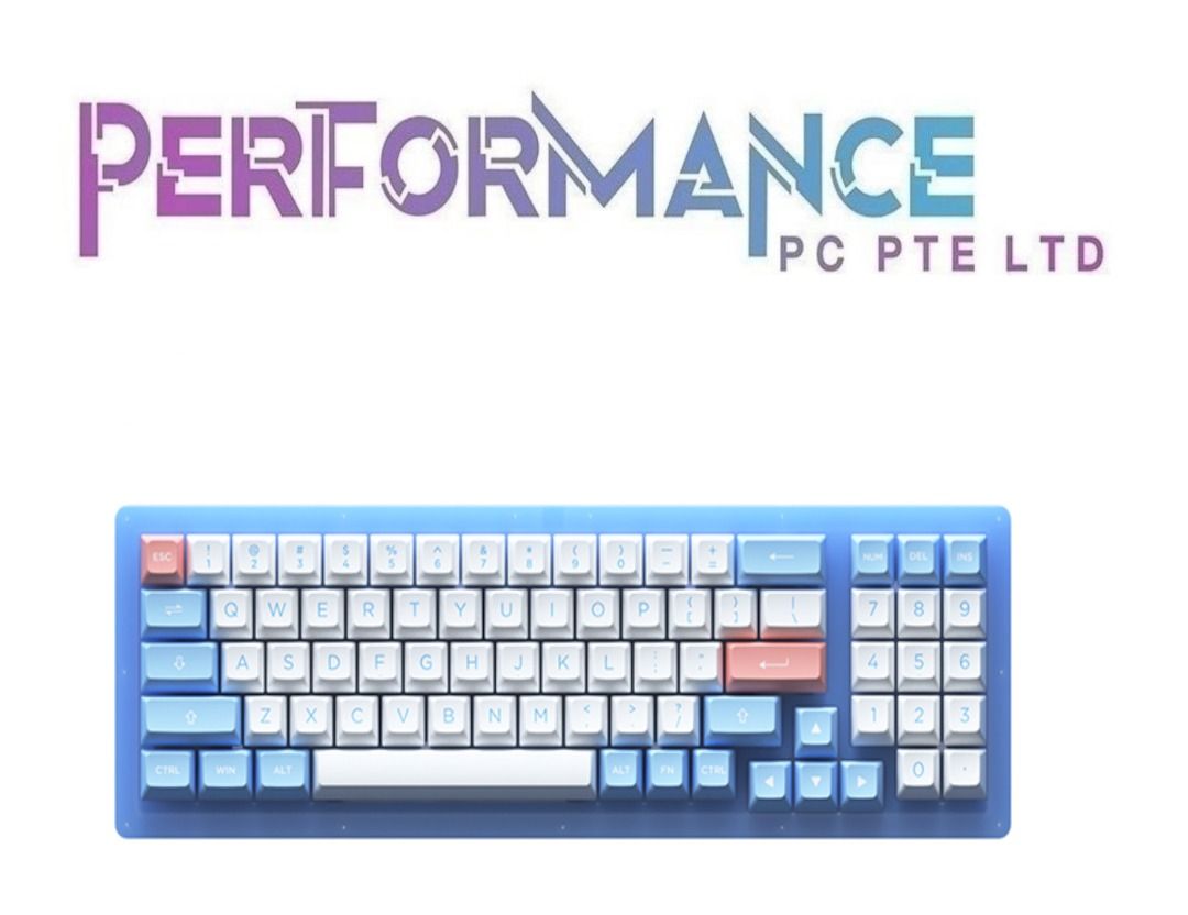 AKKO Keyboard RGB Hotswap - ACR98 Mini Combo (CS Jelly Switches) Blue ...