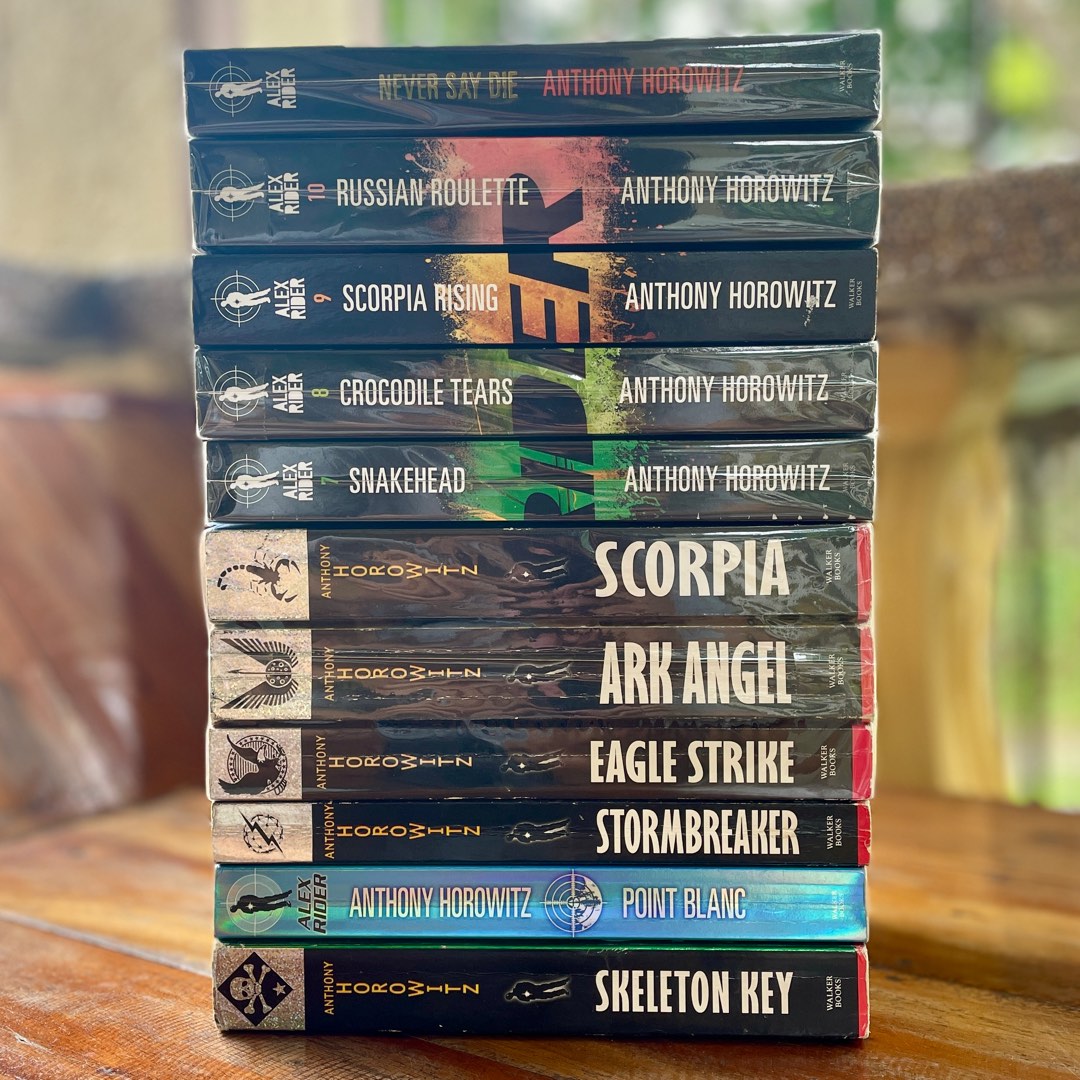 Alex Rider Complete Set of 12 Books Teens YA Novels Fiction Children's ...