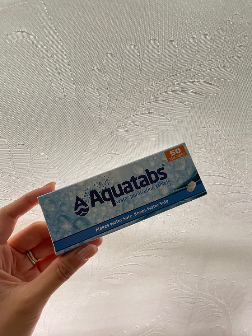 Aquatabs 50 tablets, Beauty & Personal Care, Sanitary Hygiene on Carousell