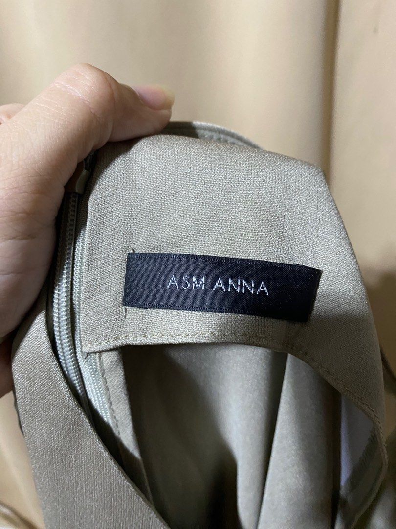 Asm Anna Midi Dress with Slit and Wrap, Women's Fashion, Dresses & Sets, Dresses on Carousell