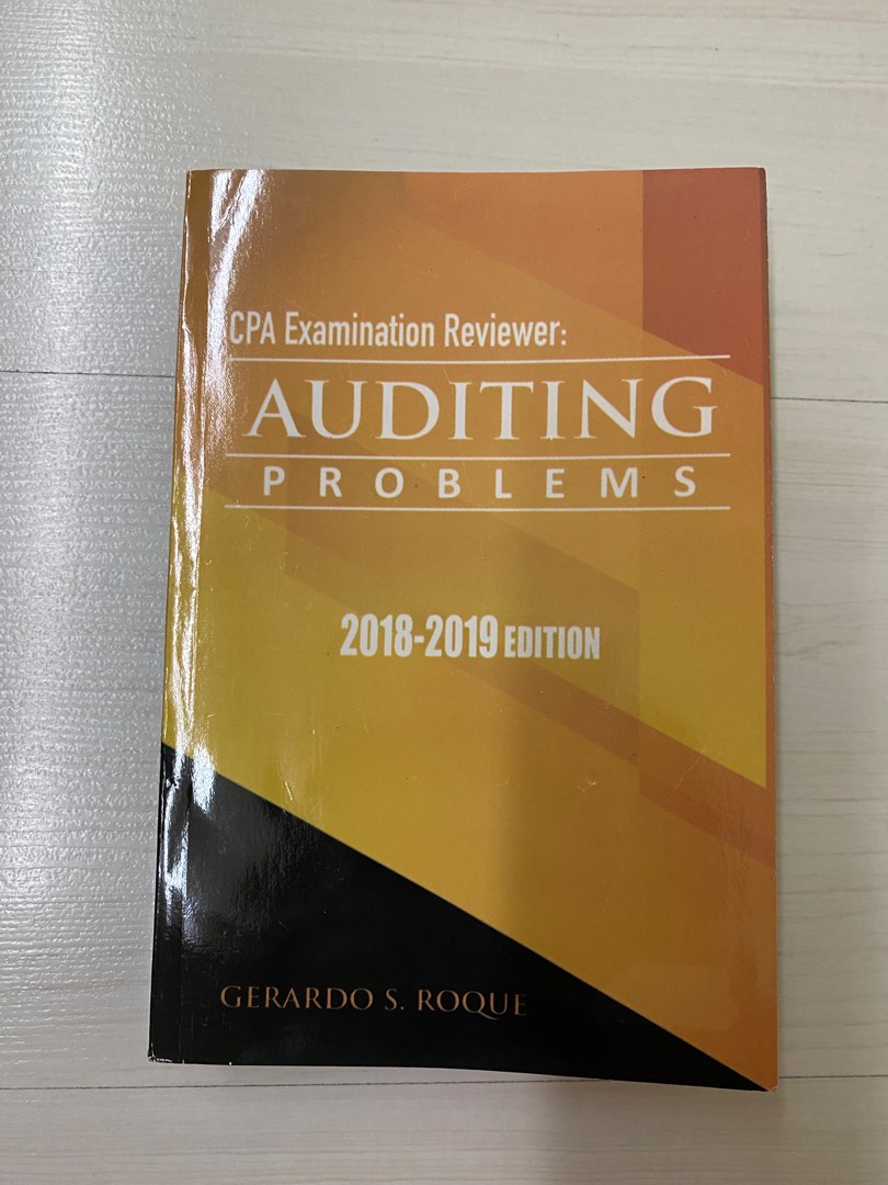 Auditing Problems by Roque (2018-2019 Edition), Hobbies & Toys, Books ...