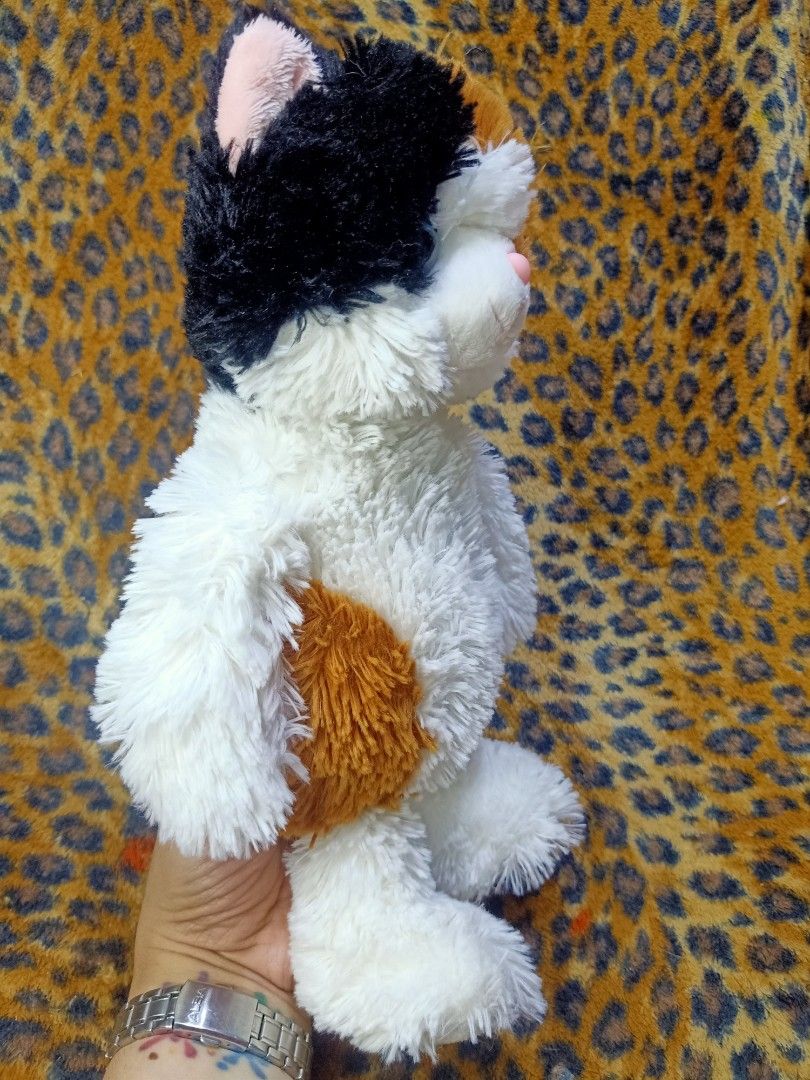 AURORA BRAND VERY CUTE CUDDLY FRIENDS ESMERALDA TRI-COLOR CAT PLUSH TOY ...