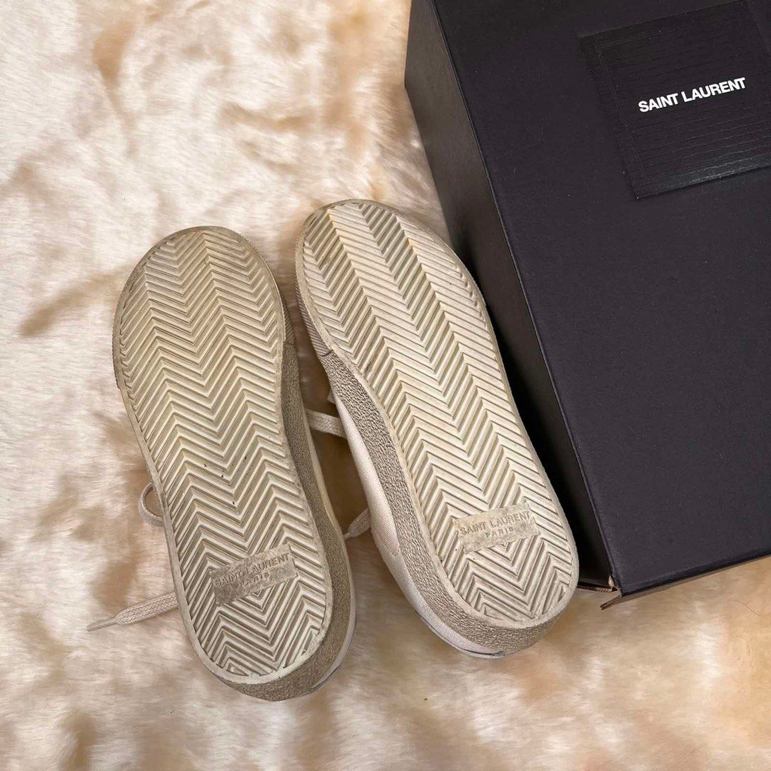 Authentic YSL Classic Court Sneakers, Women's Fashion, Footwear ...