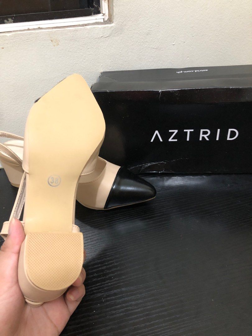 Aztrid Nude Heels, Women's Fashion, Footwear, Heels on Carousell