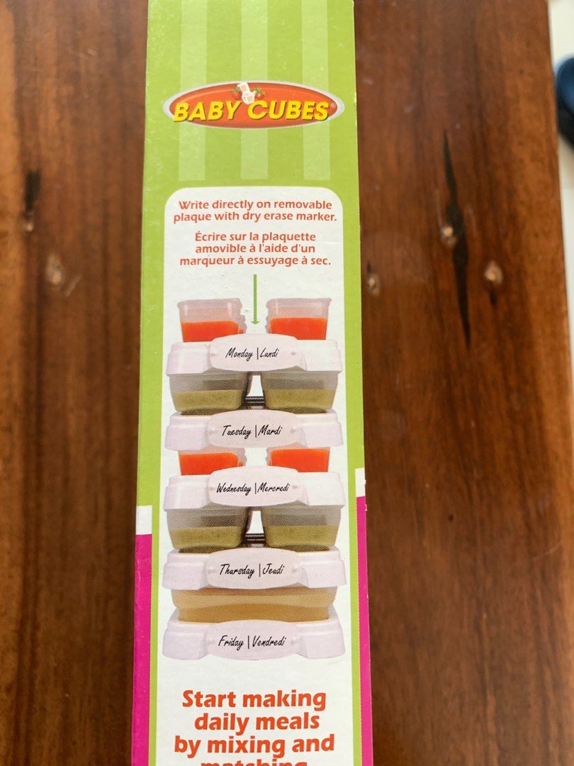 Baby Cubes 8x 70ml, Babies & Kids, Nursing & Feeding, Weaning & Toddler ...