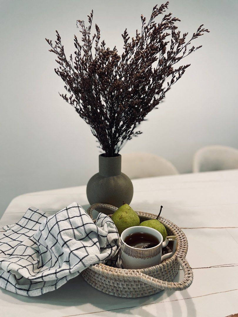 Bali rattan basket, Furniture & Home Living, Home Decor, Vases ...