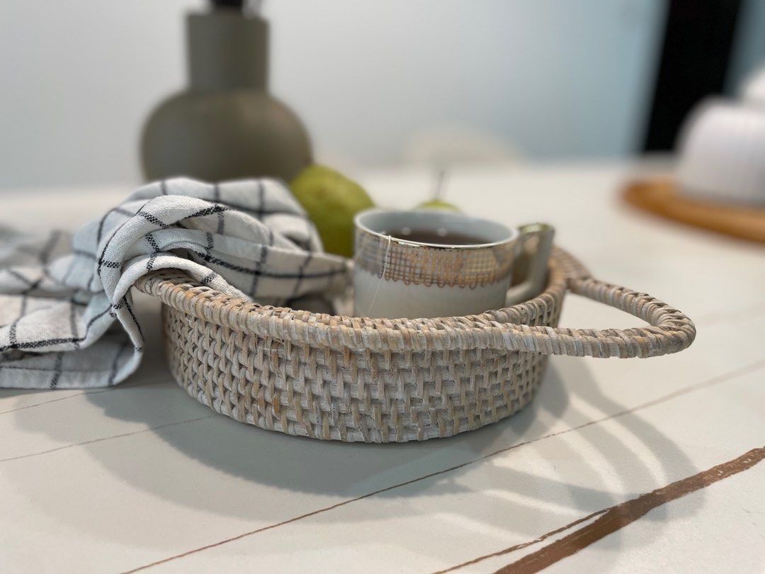 Bali rattan basket, Furniture & Home Living, Home Decor, Vases ...