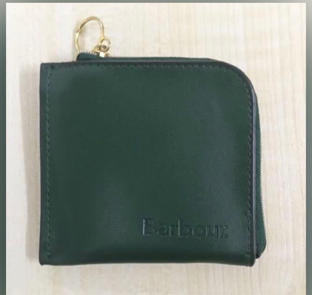 barbour Zip wallet Green, Men's Fashion, Watches & Accessories, Wallets ...