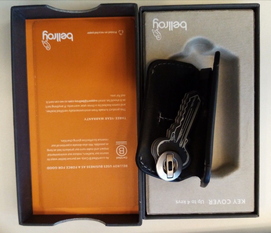 bellroy Key Cover (Leather Key Holder), Men's Fashion, Bags, Belt bags ...