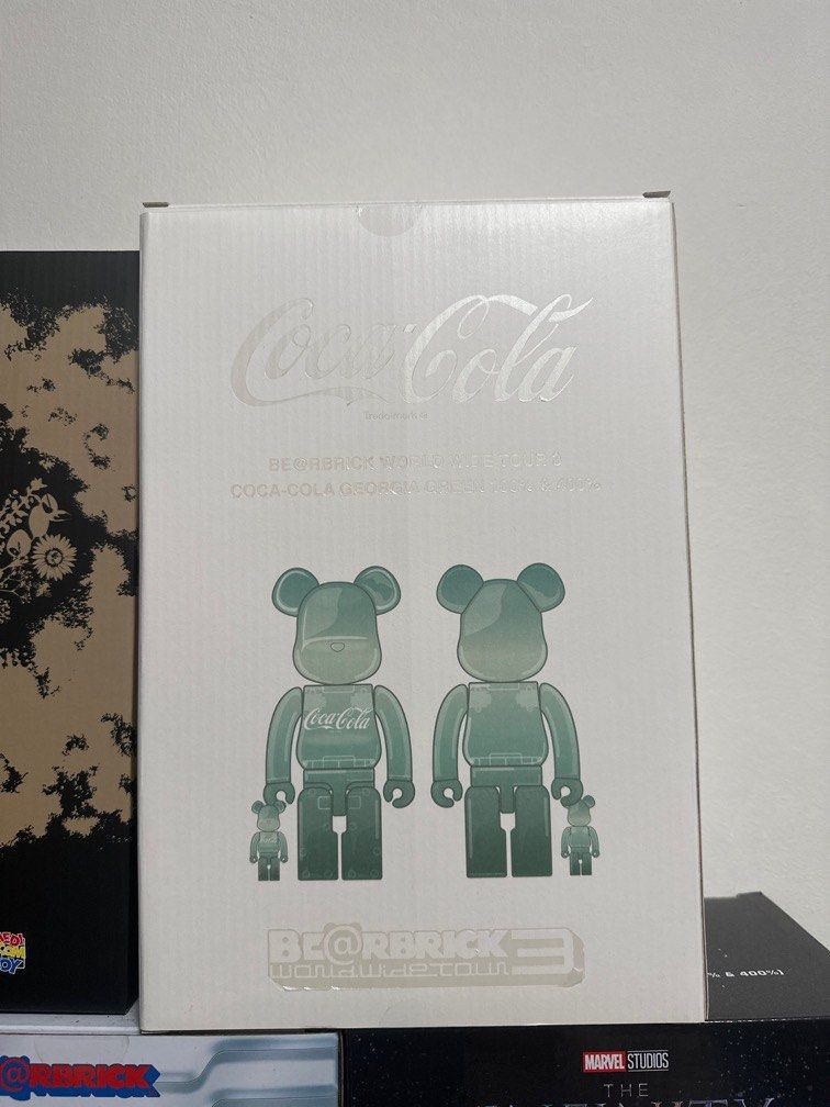 Bearbrick Coca Cola Gerogia Green 100 & 400%, Hobbies & Toys, Toys ...
