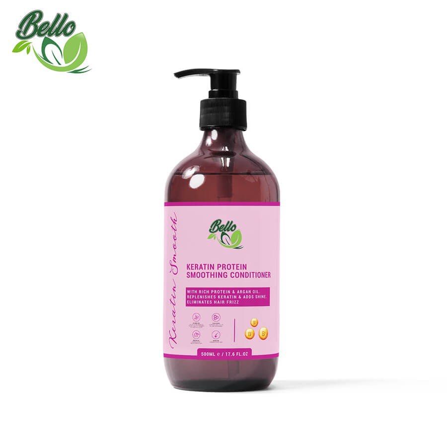 Bello Keratin Protein Smoothing Conditioner (500ML), Beauty & Personal ...
