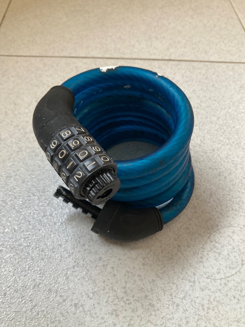 Bicycle chain, bicycle lock, number lock, Sports Equipment, Bicycles ...