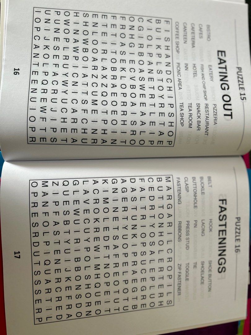 Big Size Word Search Book (11x9), Hobbies & Toys, Toys & Games on Carousell