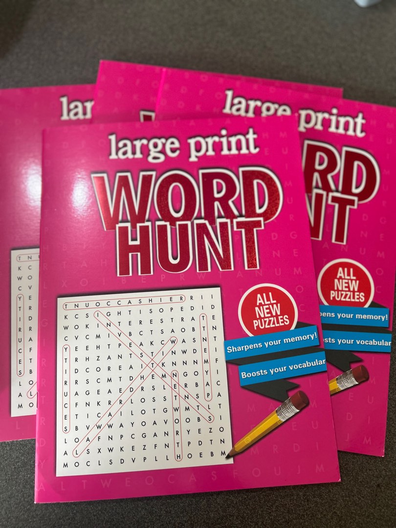 Big Size Word Search Book (11x9), Hobbies & Toys, Toys & Games on Carousell