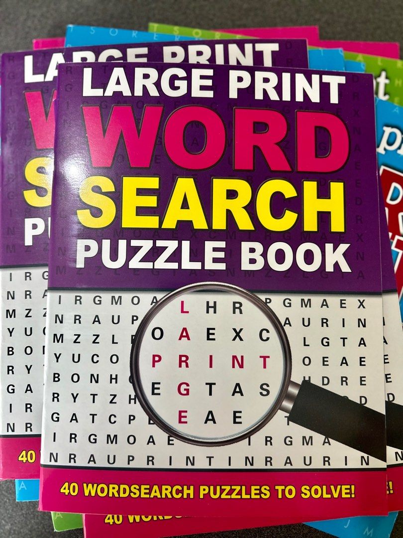 Big Size Word Search Book (11x9), Hobbies & Toys, Toys & Games on Carousell