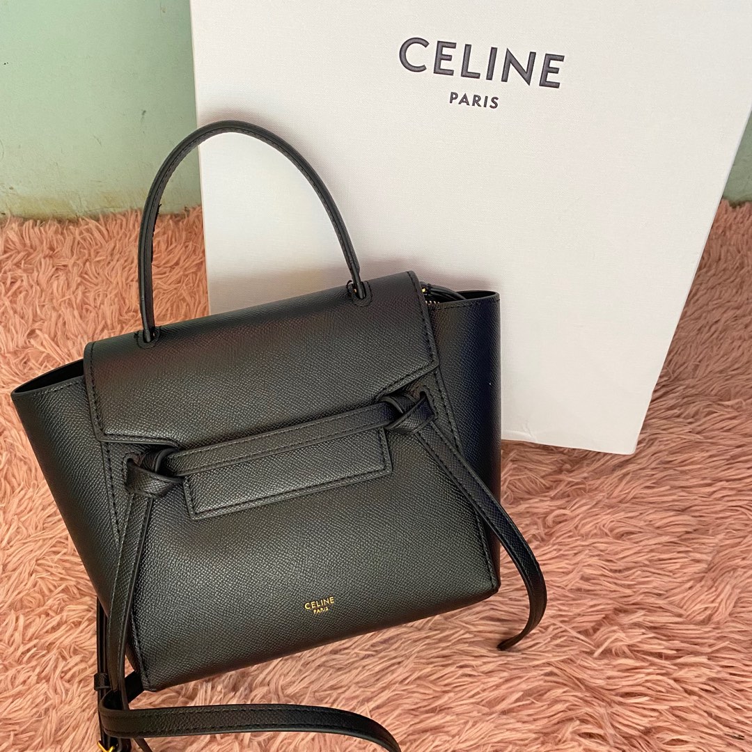 Black celine crossbody bag, Women's Fashion, Bags & Wallets, Cross-body ...