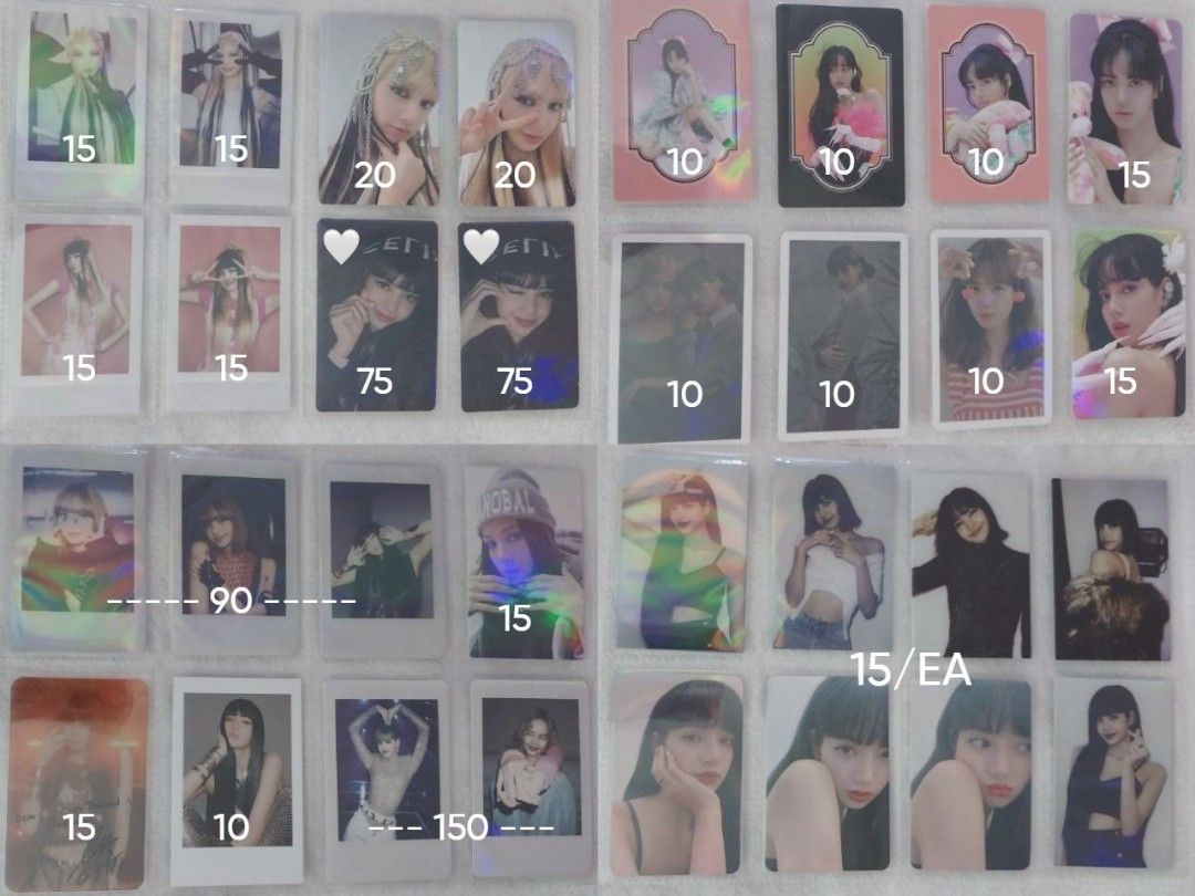 BLACKPINK LISA OFFICIAL PHOTOCARD, Hobbies & Toys, Collectibles ...