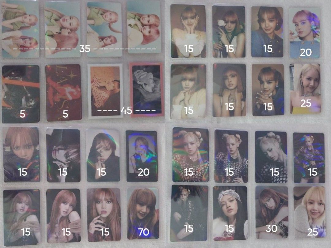 BLACKPINK LISA OFFICIAL PHOTOCARD, Hobbies & Toys, Collectibles ...