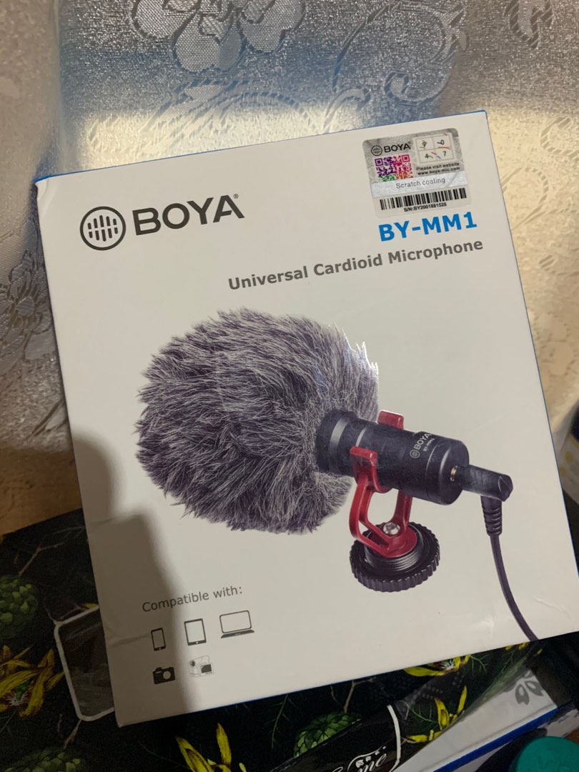 BOYA mm1 mic unused, Audio, Microphones on Carousell