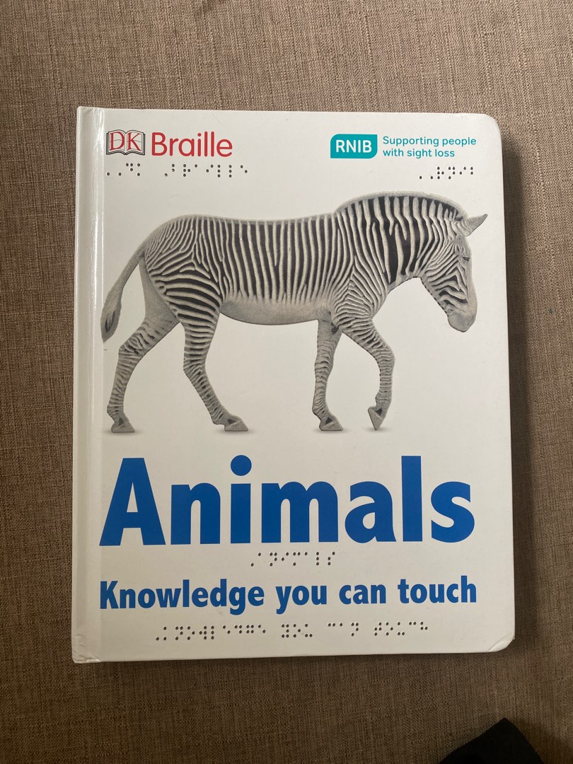 Braille book- Animals, Hobbies & Toys, Books & Magazines, Children's ...