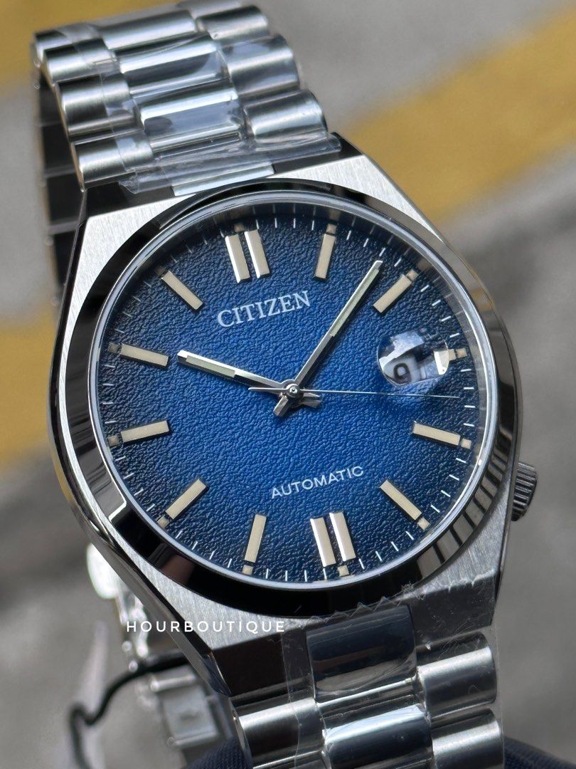 Brand New Citizen Tsuyosa Textured Blue Dial Automatic Men’s Watch ...