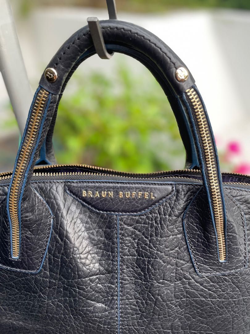 Braun Buffel leather work bag, Women's Fashion, Bags & Wallets, Tote ...