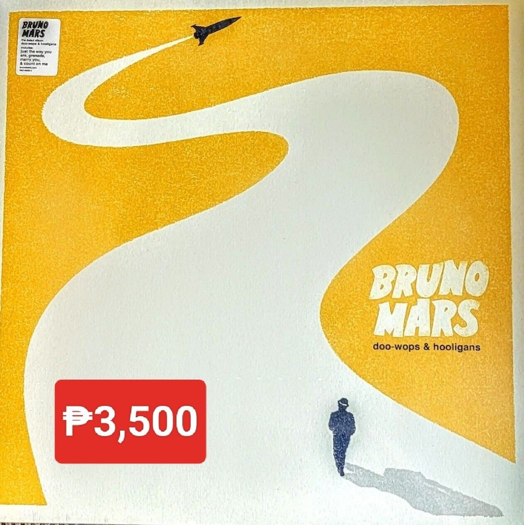 Bruno Mars vinyl records, Hobbies & Toys, Music & Media, Vinyls on ...