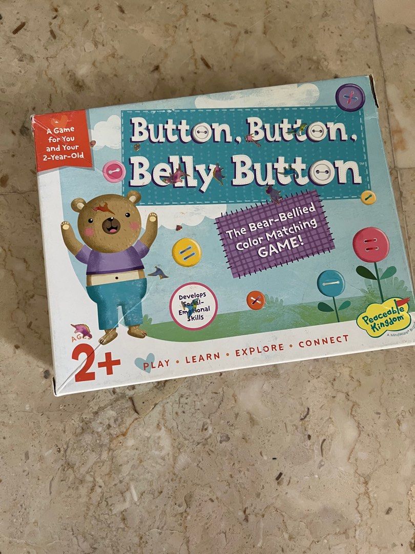Button button belly button board game, Hobbies & Toys, Toys & Games on ...