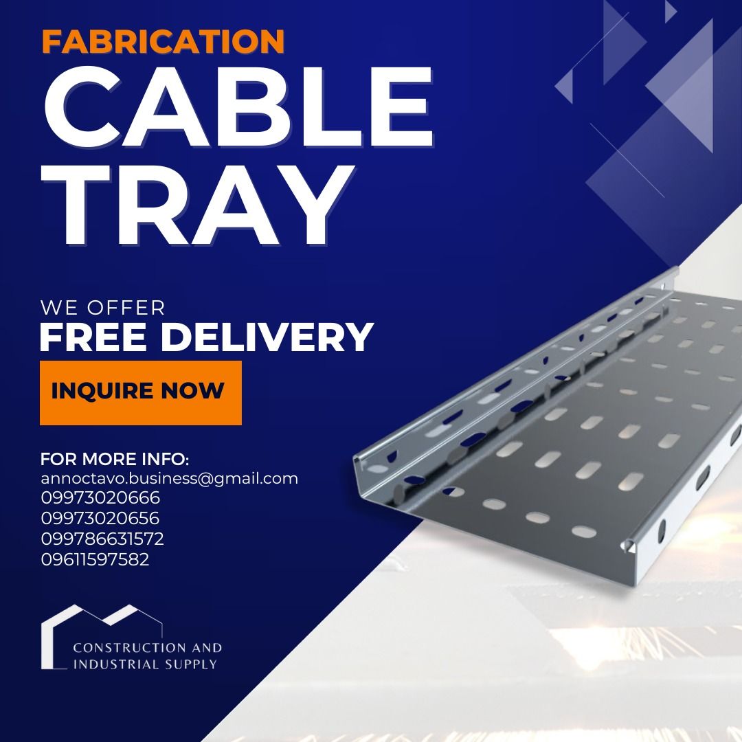 Cable Tray Installation Industrial Cable Tray | Commercial Cable Tray ...