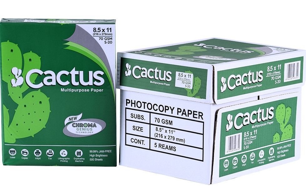 Cactus Multi Purpose Bond Paper ( 8 1/2 x 11- short ), Computers & Tech ...