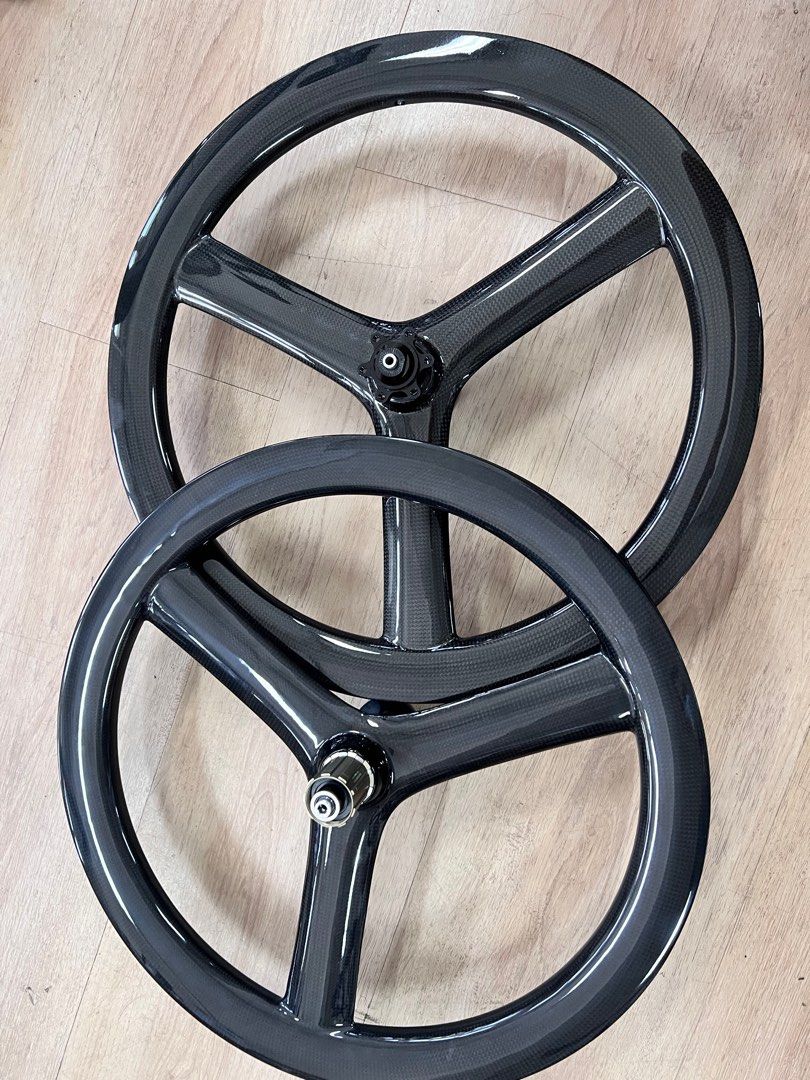 Carbon fiber 451 wheel set 22 inch three spokes sports rim, Sports ...
