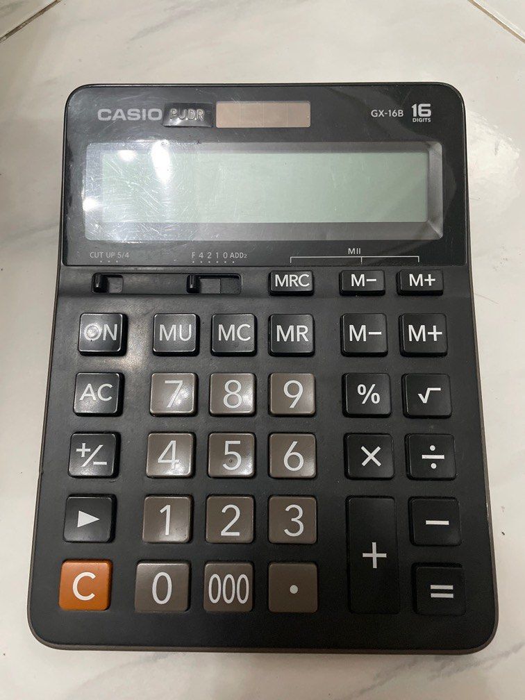 CASIO GX-16B 16 Digits, Hobbies & Toys, Stationary & Craft, Stationery ...