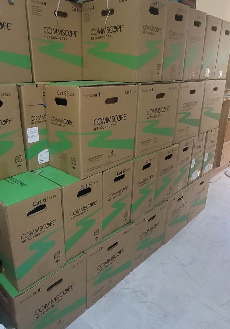 CAT 6 UTP CABLE Commscope Panduit Siemon Belden, Computers & Tech ...