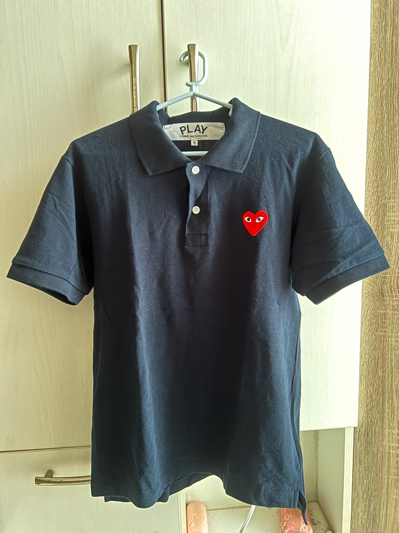 CDG POLO SHIRT, Men's Fashion, Tops & Sets, Tshirts & Polo Shirts on ...